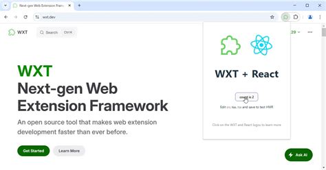 ブラウザ拡張機能を作るならwxtを使おう