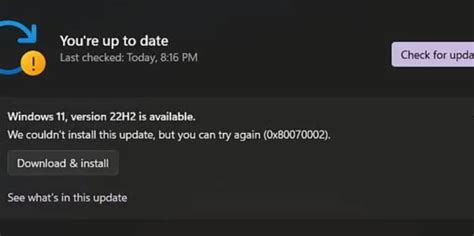 Fix Windows Update Error Code 0x80070002 8 Solutions