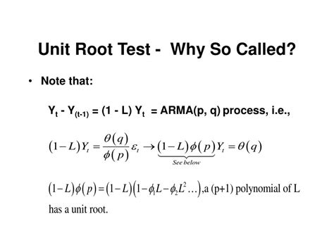 Ppt Unit Root Tests Powerpoint Presentation Free Download Id2922672