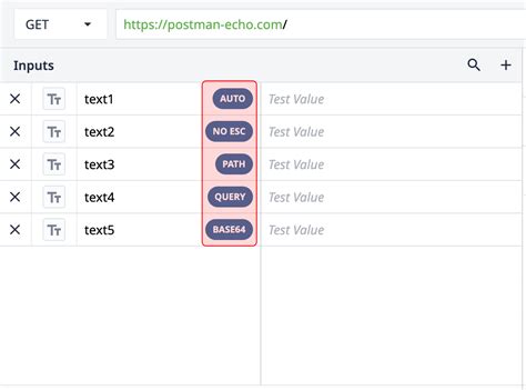 Connector Input Encoding Control