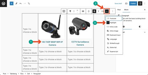 How To Create A Product Specification Table In Wordpress