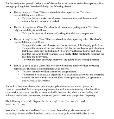 solved for this assignment you will design a set of classes