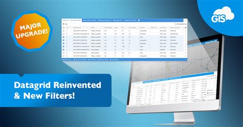 Datagrid Reinvented Powerful New Filters GIS Cloud