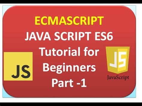 Javascript es6 tutorial for beginners | ES6 Tutorial - YouTube