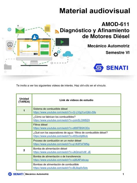 Amod Amod 611 Video Pdf Inyección De Combustible Motor Diesel