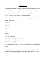 DAT Problem Set Docx DAT Problem Set I Think The Best Possible Way To Tackle