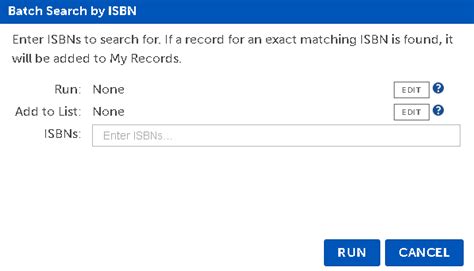 Batch Searching BestMARC