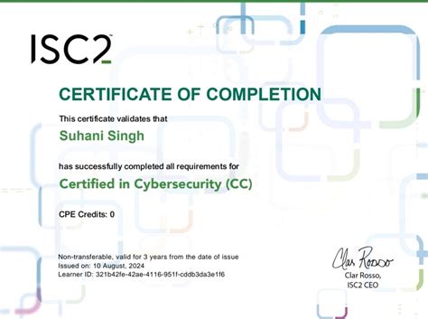 Suhani Singh On Linkedin Cybersecurity Continuouslearning Professionaldevelopment