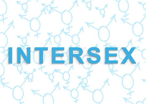 Inter Sextext Mit Transgendersymbolen Auf Dem Hintergrund Stock Abbildung Illustration Von
