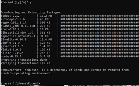 Python 3x I Get A Requests Error When I Try To Update Everything