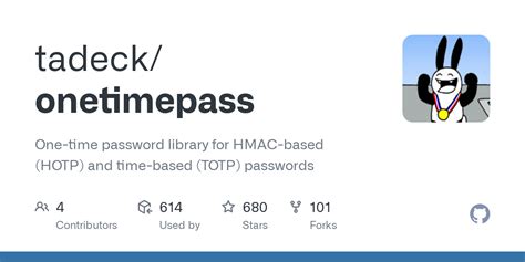 Github Tadeckonetimepass One Time Password Library For Hmac Based