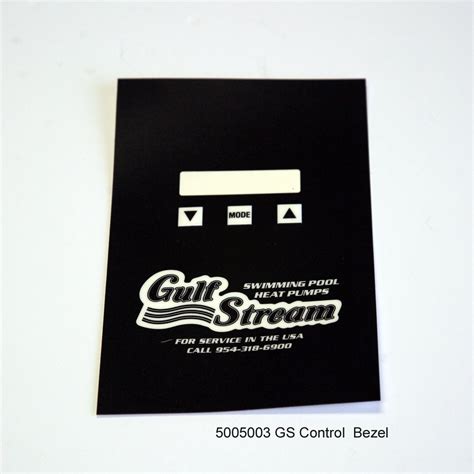 Gulfstream Control Bezel Decal 5005003 Whtyri