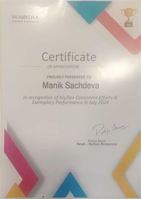 Manik Sachdeva On Linkedin Delighted To Be Honored With The