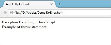 Errors And Exception Handling In Javascript Day