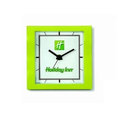 Green Plastic Square Table Clock At ₹ 60piece In Faridabad Id