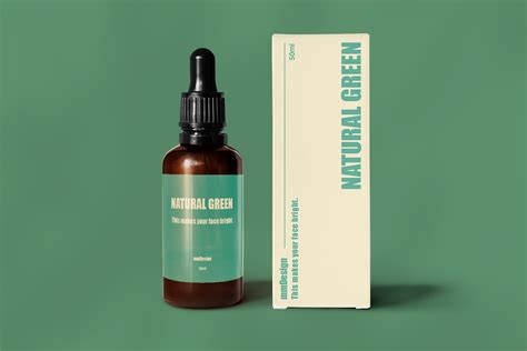 그린 화장품 디자인 패키지 포트폴리오 크몽