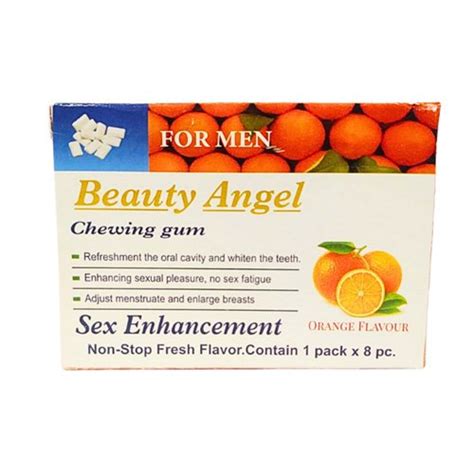 Beauty Angel Chewing Gum Sex Enhancement For Men Flavour Orange