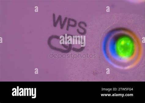 Cinemagraph Of Wsp Symbol Blinking Signal Connection Status Led Light