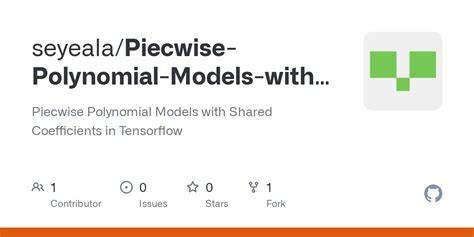 Github Seyeala Piecwise Polynomial Models With Shared Coefficients In Tensorflow Piecwise