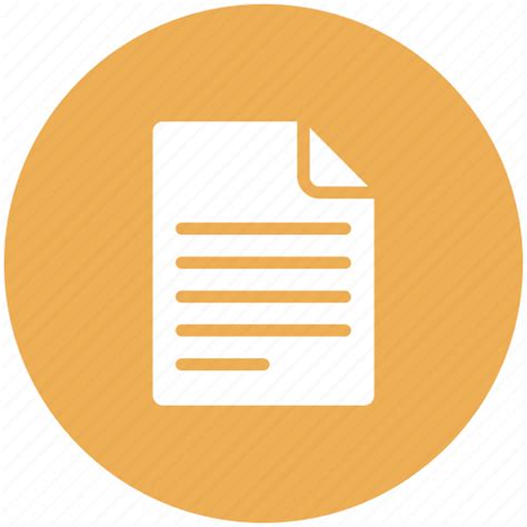 Circle Document File Form Note Report Icon Icon Download On Iconfinder