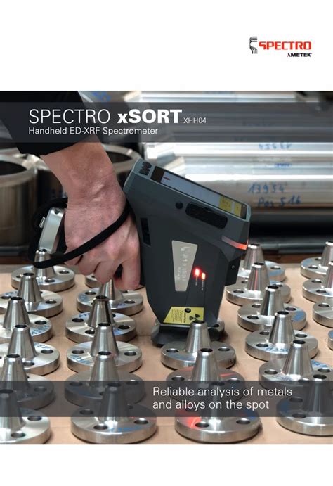 Single Beam Portable Edxrf Spectrometer For General Metal Analyser At