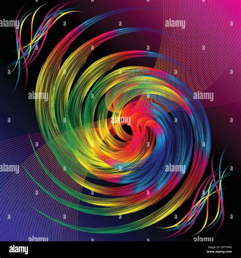 Abstract Colorful Rainbow Background Vector Illustration Stock Vector