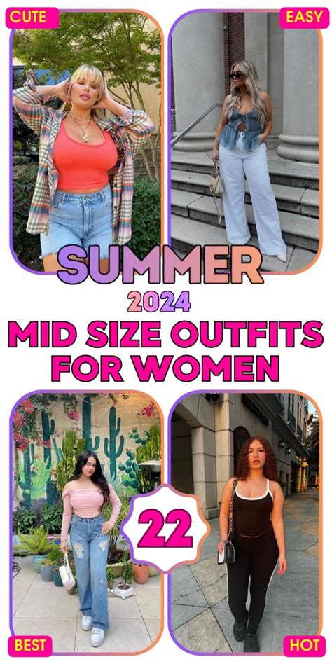 22 Chic Mid Size Summer Outfits For Women Casual Elegance To Work
