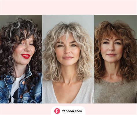 18 Curly Shag Haircuts For Older Women Fabbon