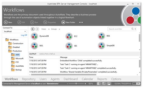 Server Management Console Overview