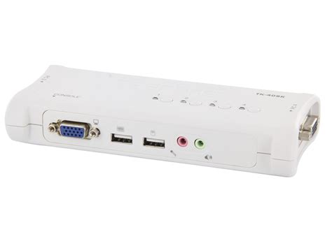 TRENDnet Port USB KVM Switch And Cable Kit With Audio Manage Computers USB Switch Windows