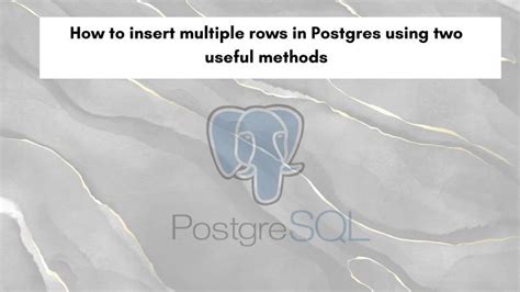 How To Insert Multiple Rows In Postgres Geshan Manandhar Posted On