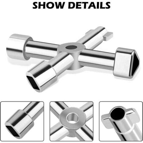 Llave En Cruz Llave Multifunción De 4 Vías Llave Universal Para