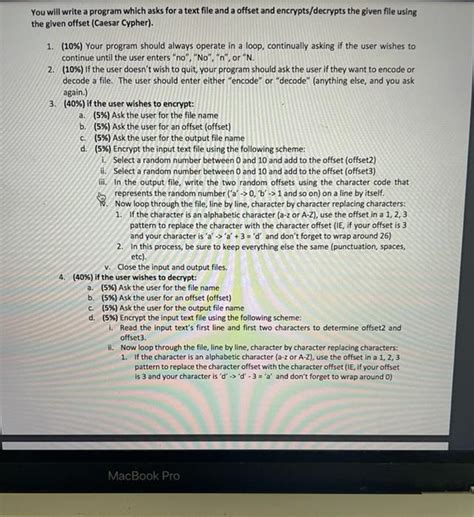 Solved You Will Write A Program Which Asks For A Text File