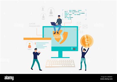 Hackers Poster Stock Vector Images Alamy
