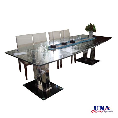 Glass Meeting Table Tb877 Una Agencies
