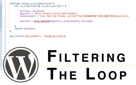 how to filter and replace html in the wordpress content loop inbound