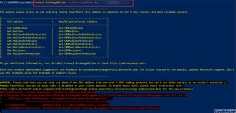 Create Powershell Session Is Failed Using Oauth
