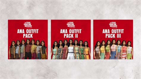 The Texas Chain Saw Massacre Ana Outfits Bundle