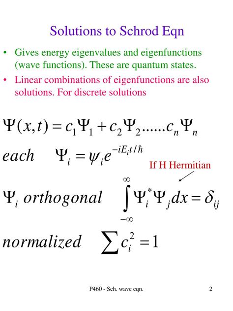 Ppt Solving Schrodinger Equation Powerpoint Presentation Free