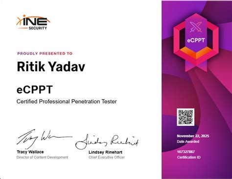Ecppt Cybersecurity Penetrationtesting Offensivesecurity Redteam