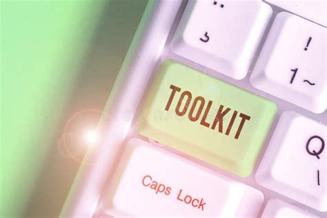 Word Writing Text Toolkit Business Concept For Set Of Tools Kept In A Bag Or Box And Used For A