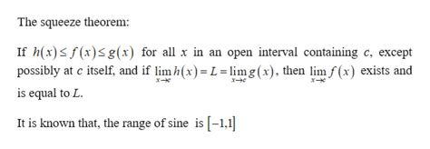 answered exercise 3 use the squeeze theorem to… bartleby