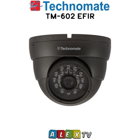 Technomate Vandal Resistant Ir Eyeball Dome Cctv Security Camera Tm602