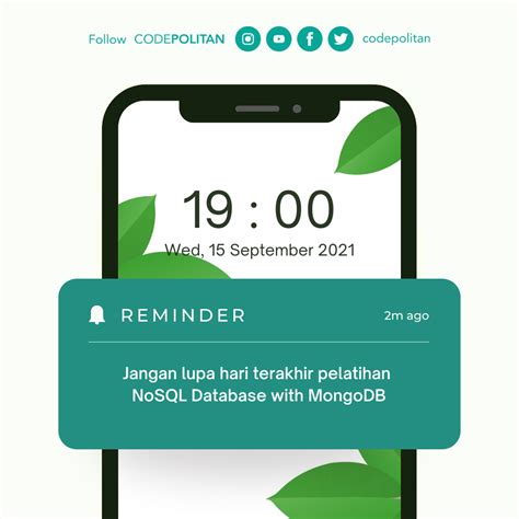 Codepolitan ⚠️ Peserta Pelatihan Nosql Database With