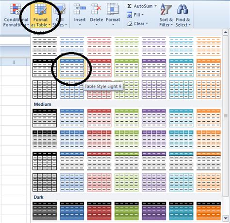 Membuat Format Tabel Otomatis Pada Excel