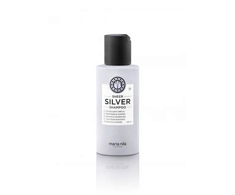 Šampón Pre Neutralizáciu žltých Tónov Maria Nila Sheer Silver Shampoo