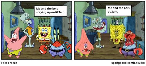 Spongebob Squarepants Face Freeze