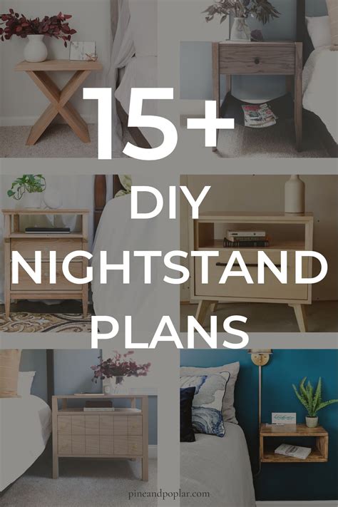 19 Diy Nightstand Plans You Can Build This Weekend Diy Nightstand