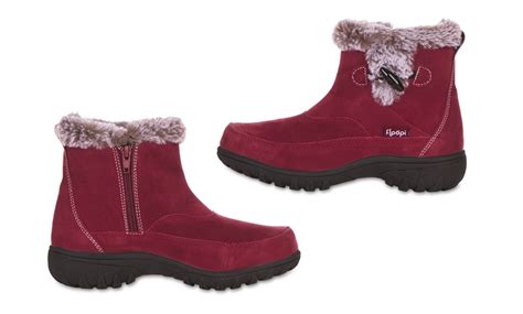 Floopi Womens All Weather Ankle High Boots In Medium Width Groupon