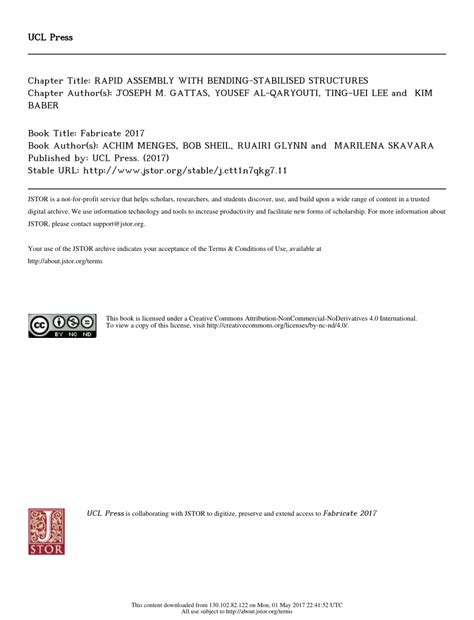 Pdf Rapid Assembly With Bending Stabilised Structures